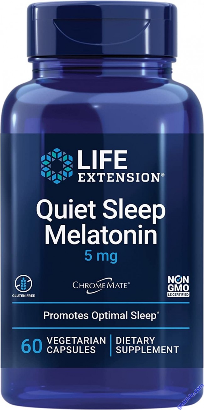 Life Extension Quiet Sleep Melatonin 5mg 60 Veggie Caps